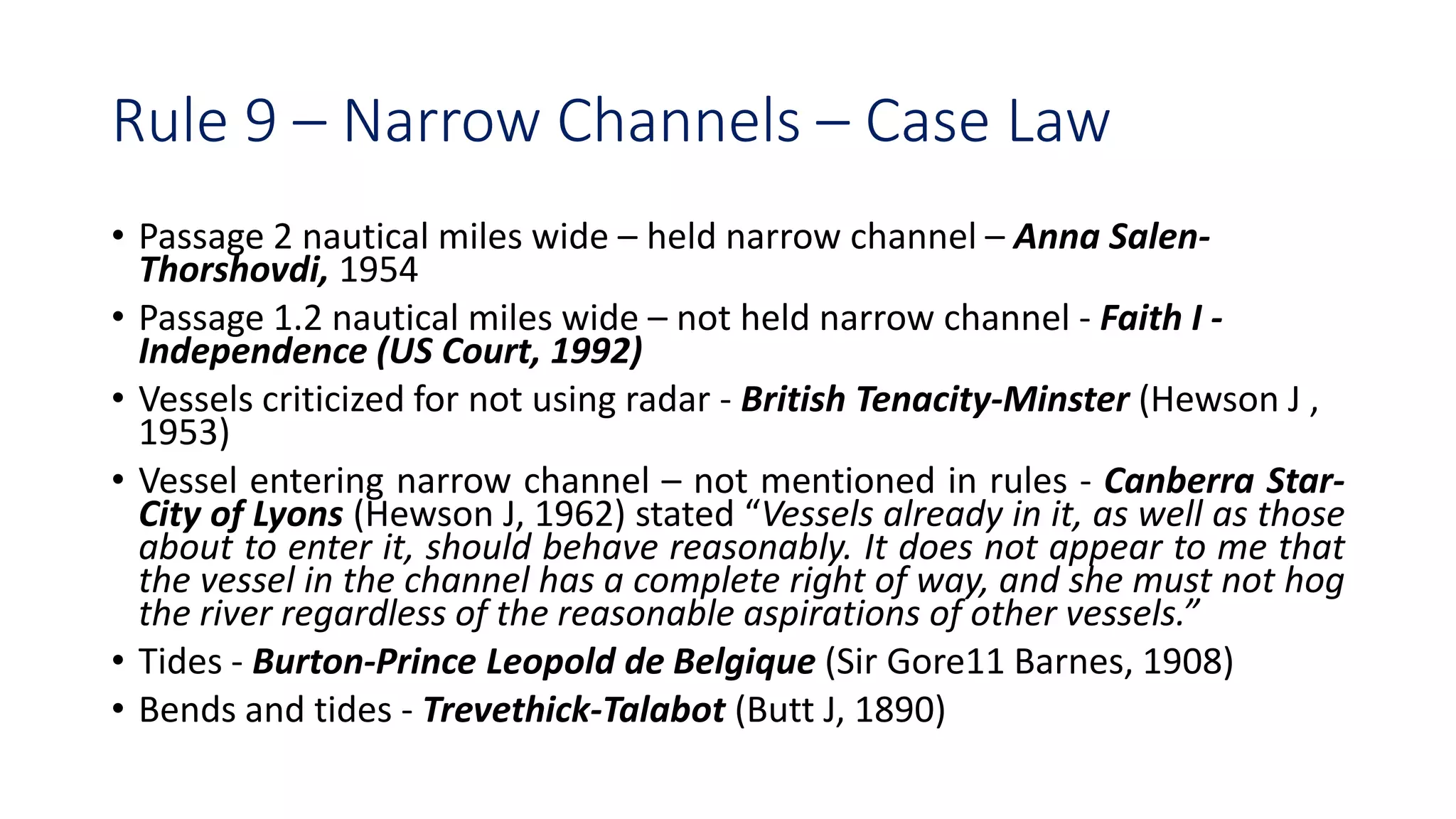 COLREG 1972, A Presentation | PPTX