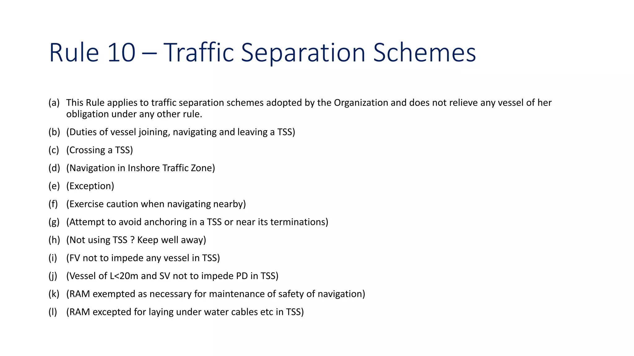 COLREG 1972, A Presentation | PPTX
