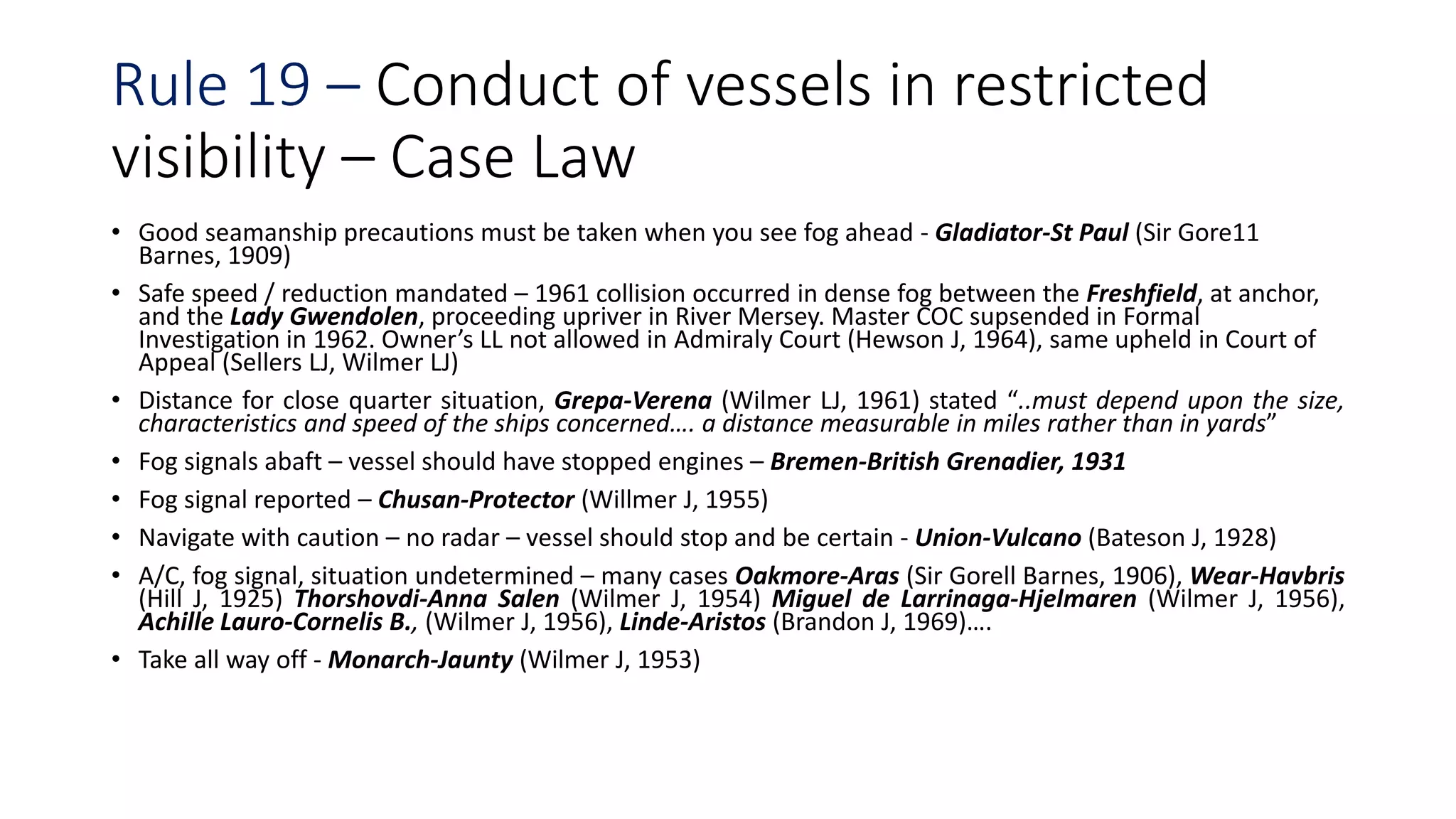 COLREG 1972, A Presentation | PPTX