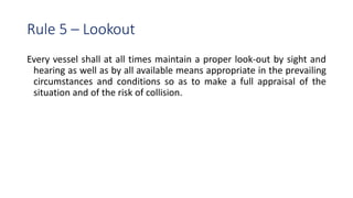 COLREG 1972, A Presentation | PPTX