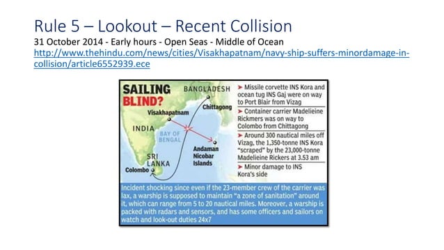 COLREG 1972, A Presentation | PPTX