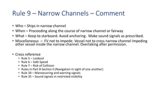 COLREG 1972, A Presentation | PPTX