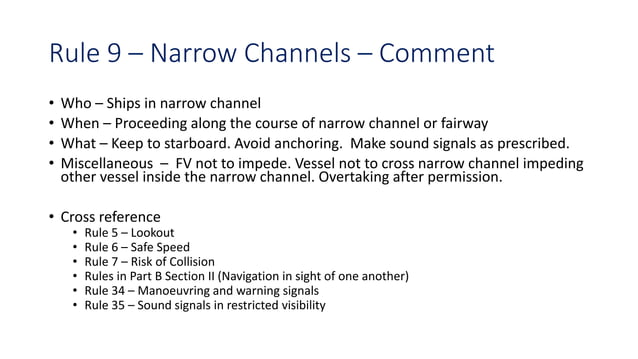 COLREG 1972, A Presentation | PPT