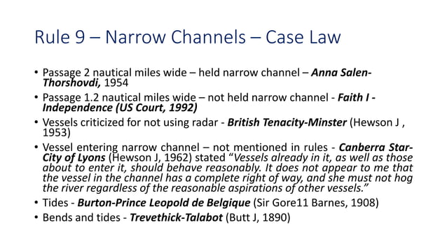 COLREG 1972, A Presentation | PPTX