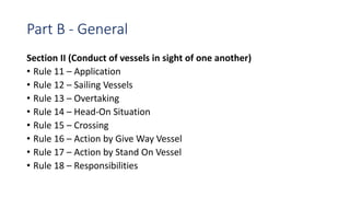COLREG 1972, A Presentation | PPTX
