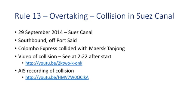 COLREG 1972, A Presentation | PPTX