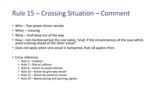 COLREG 1972, A Presentation | PPTX