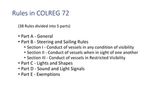 COLREG 1972, A Presentation | PPTX