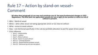 COLREG 1972, A Presentation | PPTX