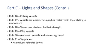 COLREG 1972, A Presentation | PPTX