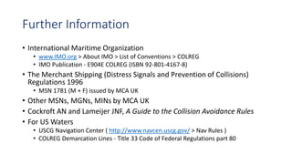 COLREG 1972, A Presentation | PPTX