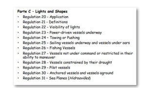 COLREG PART C | PDF
