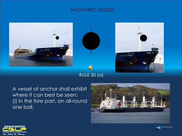 Colreg shape animation | PPS