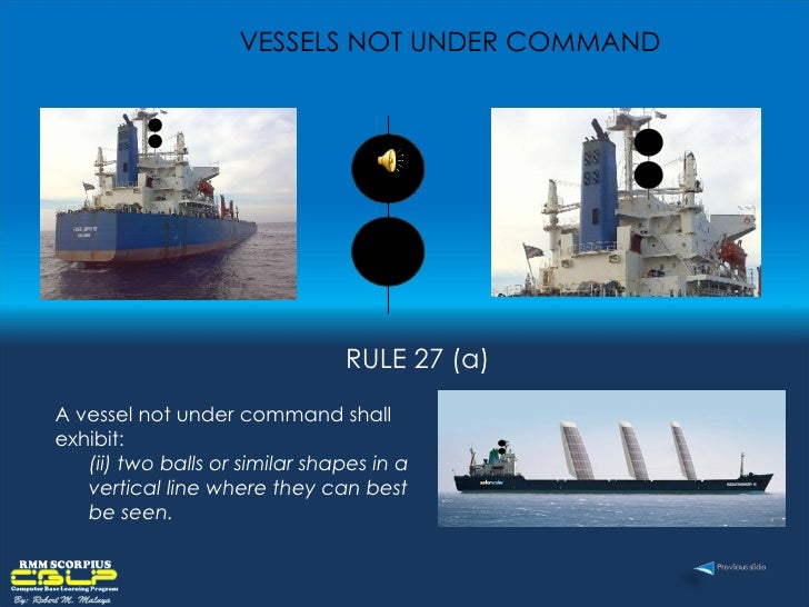 Colreg shape animation