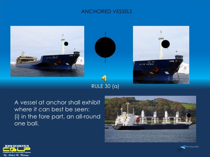 Colreg shape animation