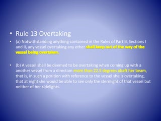 COLREGS 1972 (Understandable Version) | PPTX