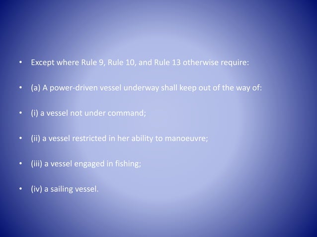 COLREGS 1972 (Understandable Version) | PPTX