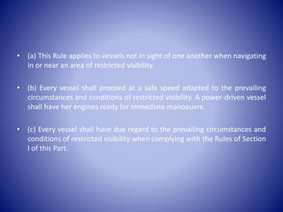 COLREGS 1972 (Understandable Version) | PPTX