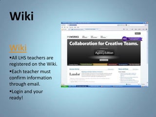 Colson basic wiki and collaboration power point | PPT