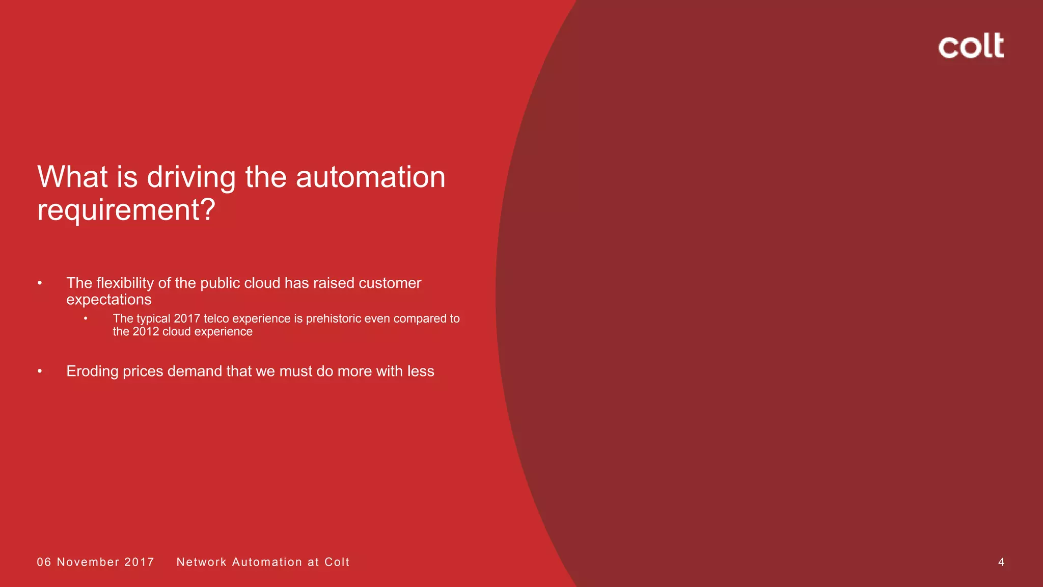 Network Automation at Colt | PPT