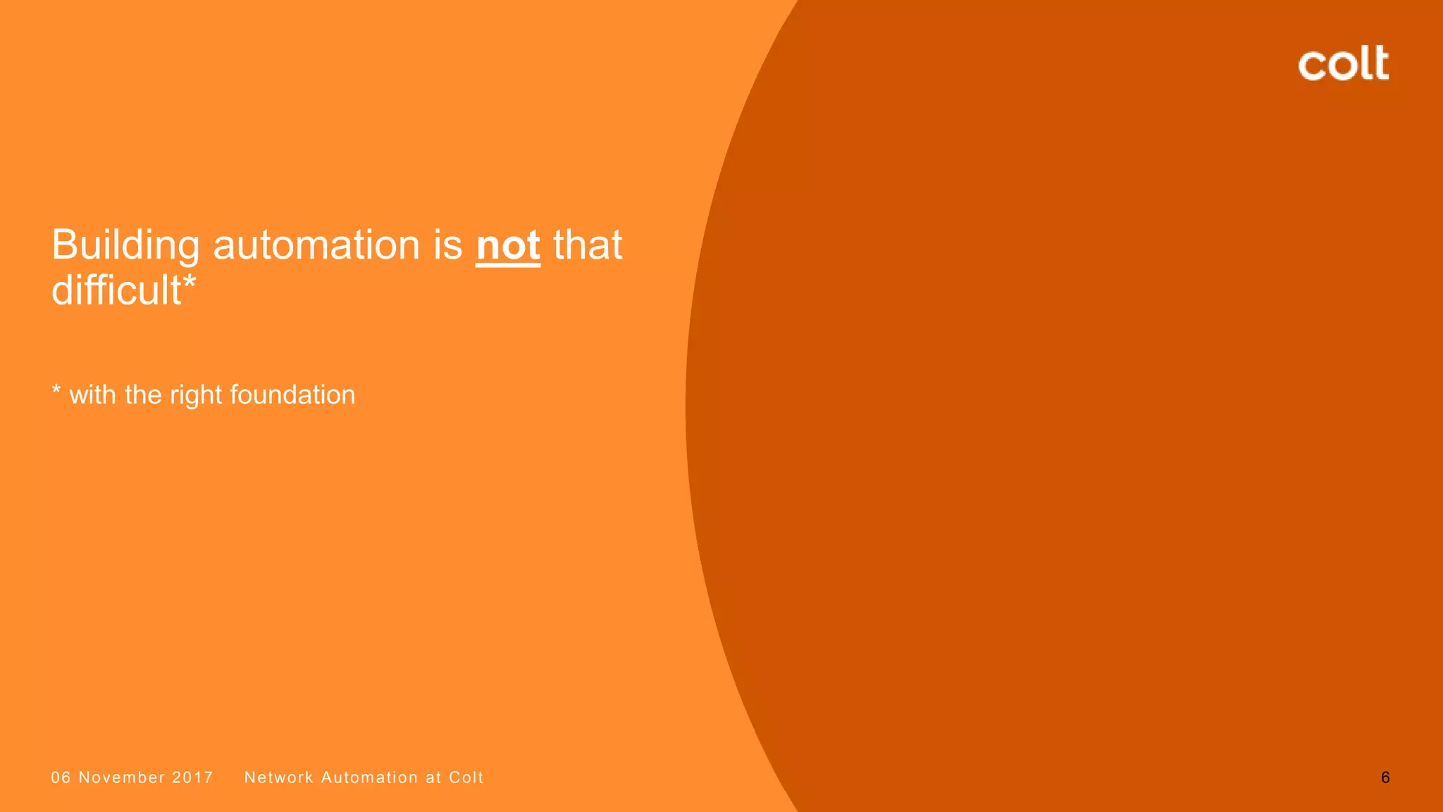 Network Automation at Colt | PPT