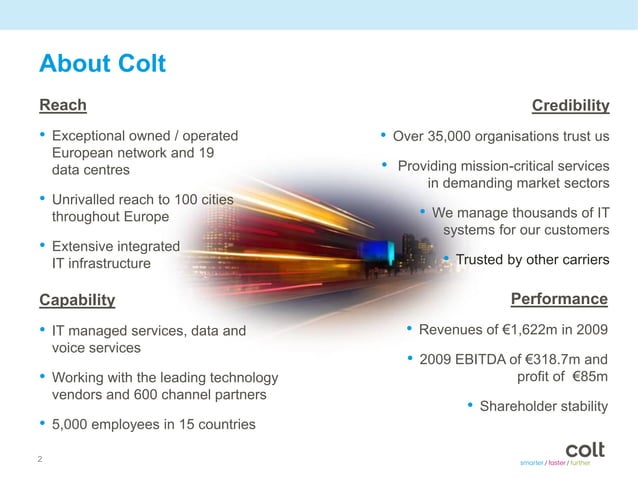 Colt Presentation 2010 | PPT
