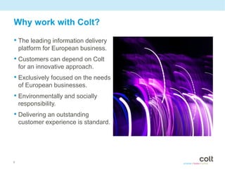 Colt Presentation 2010 | PPT
