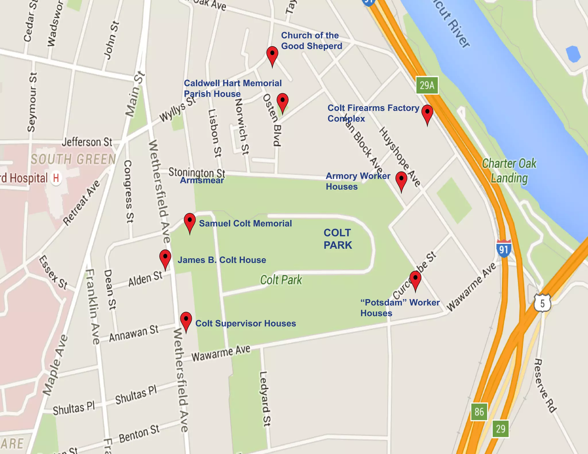 Coltsville National Park Interactive Guided Walking Tour | PDF