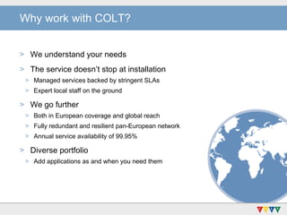 COLT Unified Communications | PPT