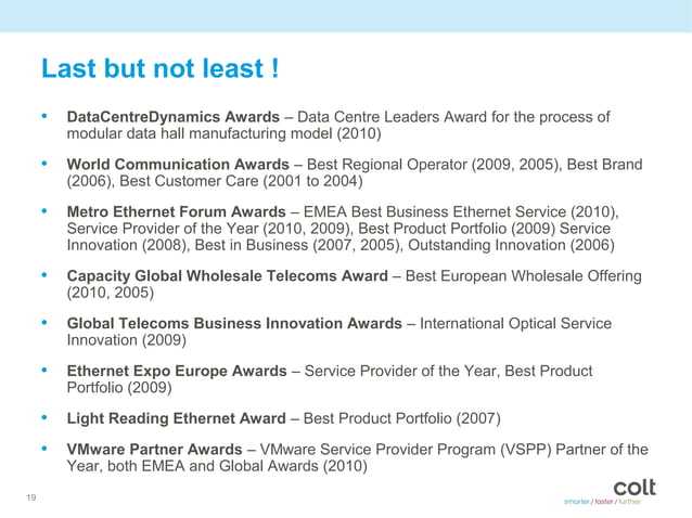 Colt wholesale vpn customer presentation | PPT