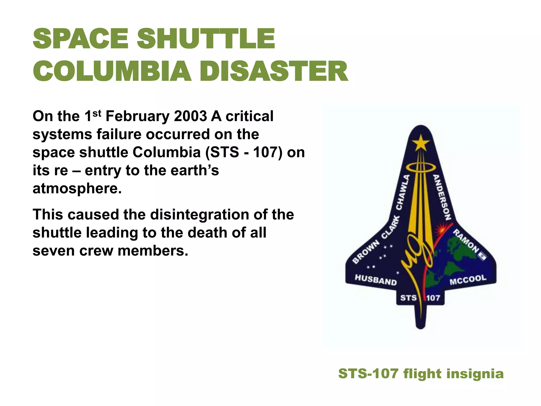 Columbia and Challenger | PPTX