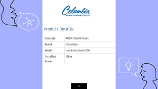 Columbia concrete roof tile machinery | PPTX