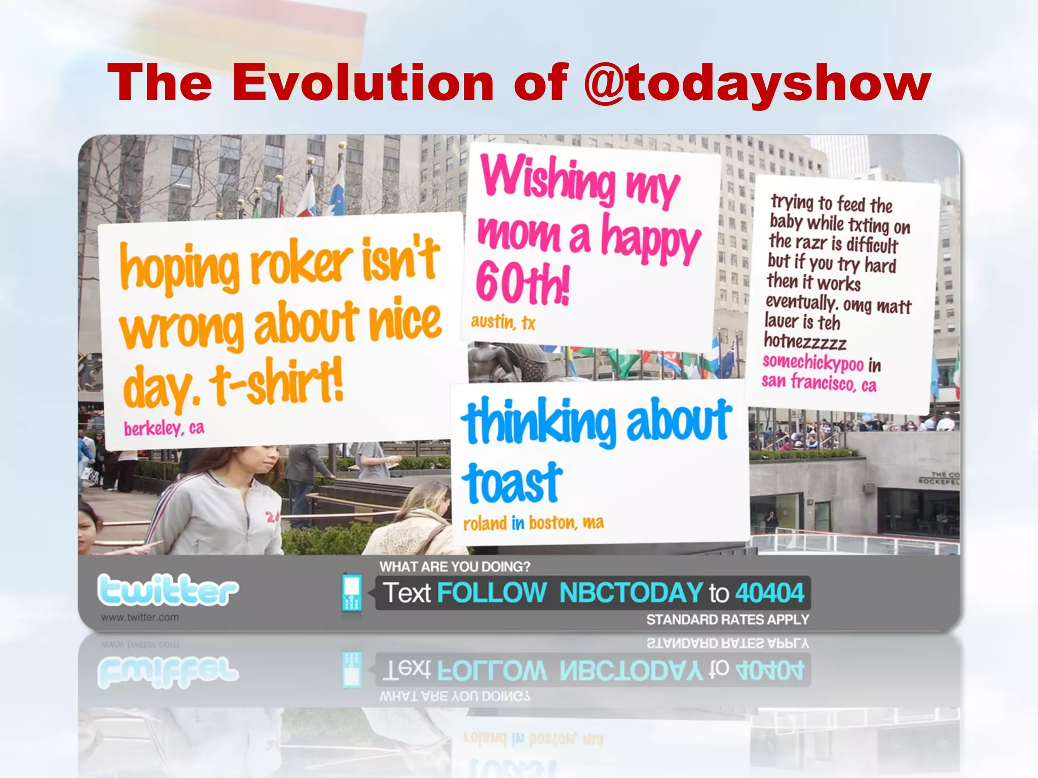 Social Media at "Traditional" News Orgs | PPT