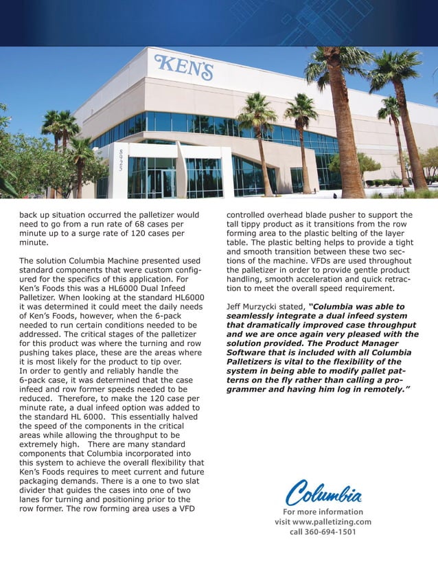 Columbia Machine Engineering | Case study | PDF