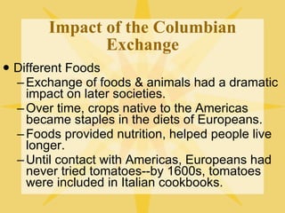 Columbian Exchange | PPT
