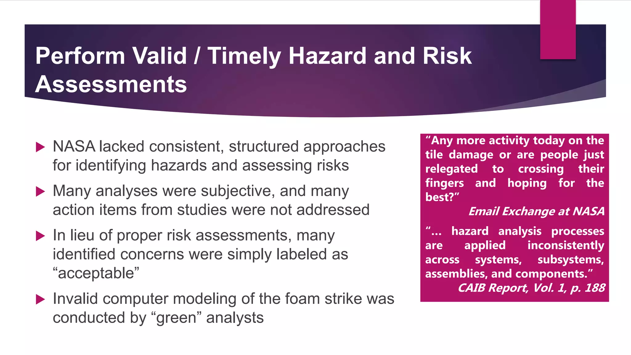 Investigation on Columbia space shuttle disaster | PPTX