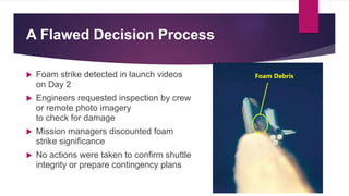 Investigation on Columbia space shuttle disaster | PPTX