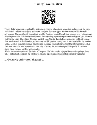 Columbia University Essay Examples (And Why They | PDF
