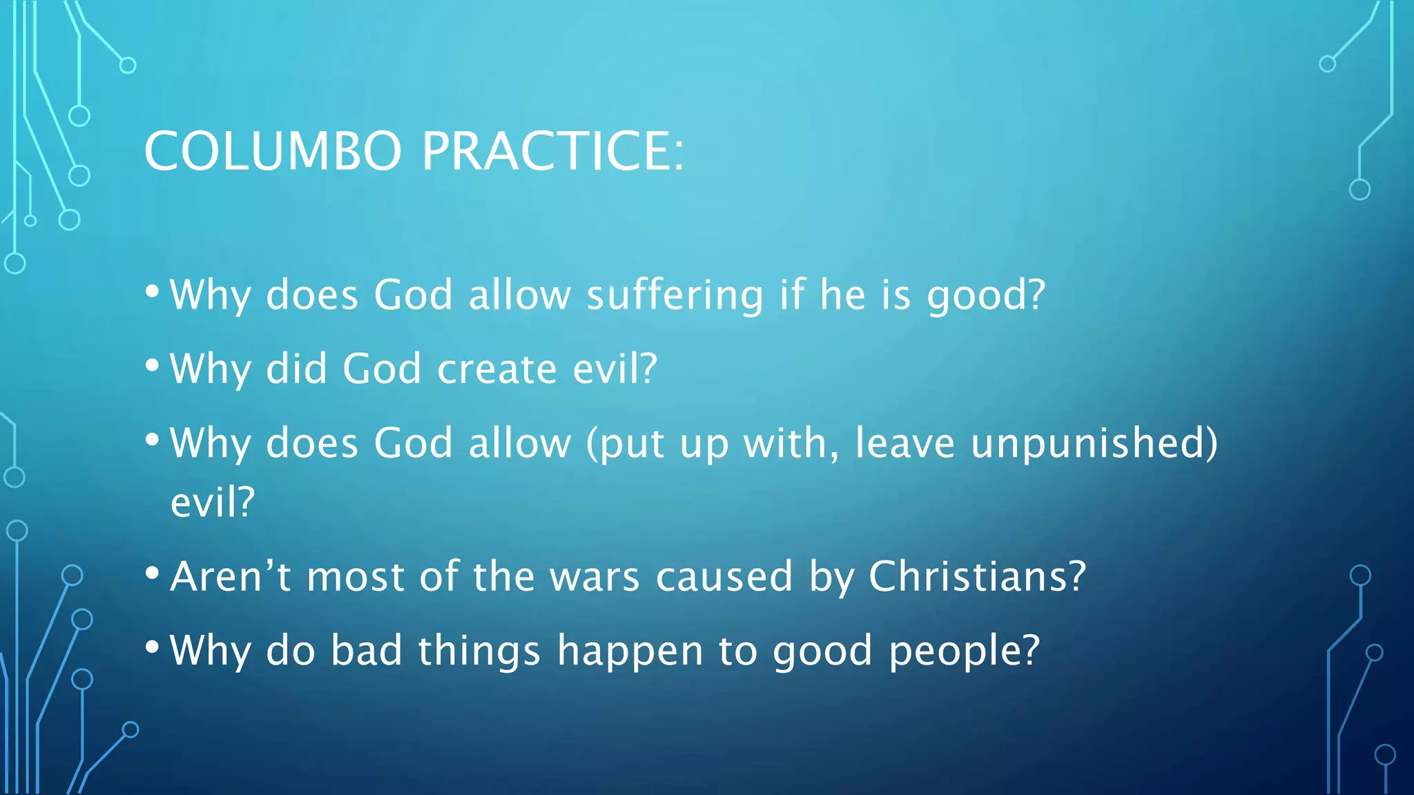 Columbo's Final Thoughts | PPTX