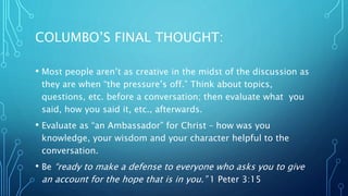 Columbo's Final Thoughts | PPTX