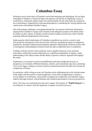 Columbus Essay.pdf