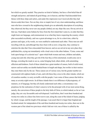 Columbus Letter Complete from the 14th century | PDF