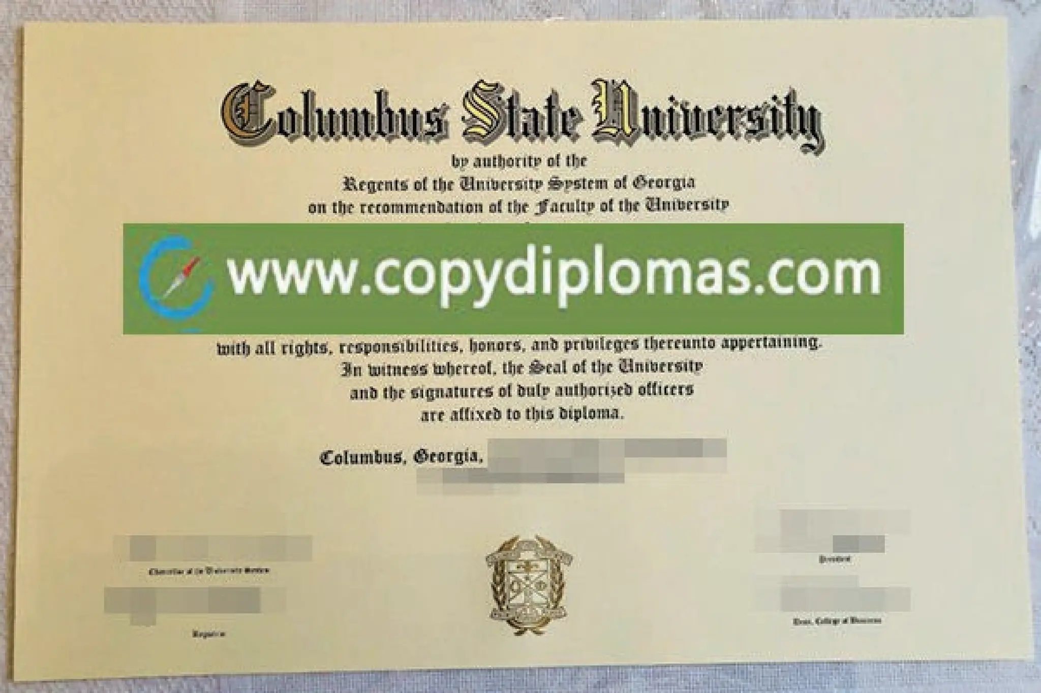 Columbus State University diploma, buy fake degree | PPT | Free Download