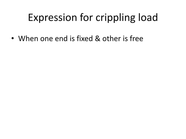 A structural member carrying an axial compression load is called column ...