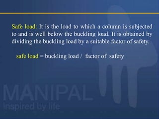 Types of Column loading conditions and Design.ppt