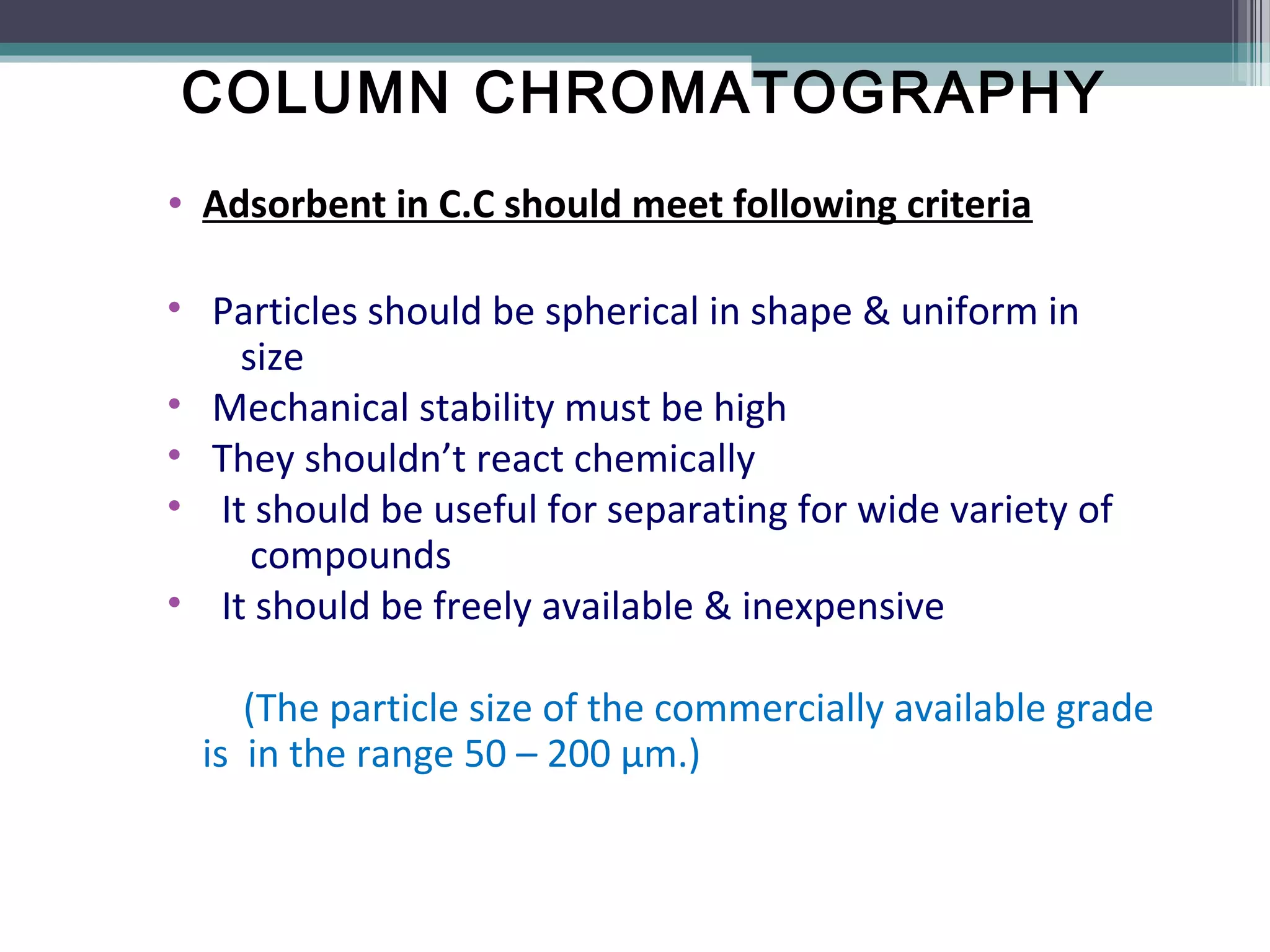 Column chromatography | PPT