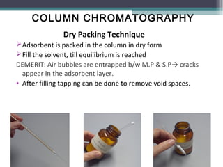 Column chromatography | PPT | Chemistry | Science