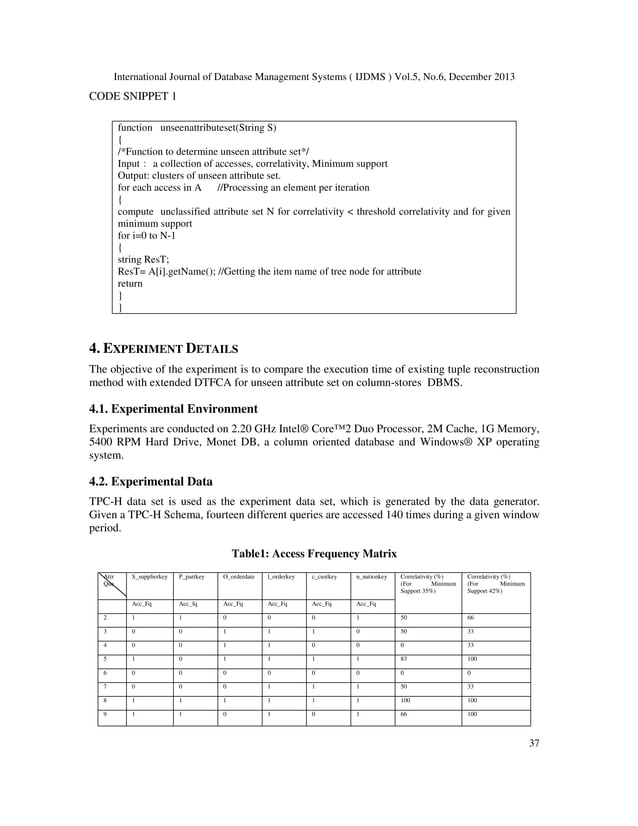 Column store decision tree classification of unseen attribute set | PDF