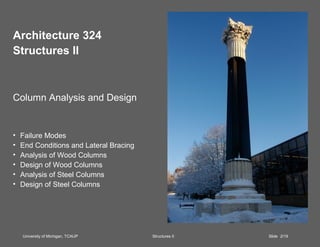 Column analysis and design | PPT