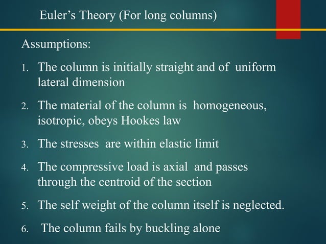 Column and Strut.ppt/ A complete guide on coloumn bending/failure | PPT